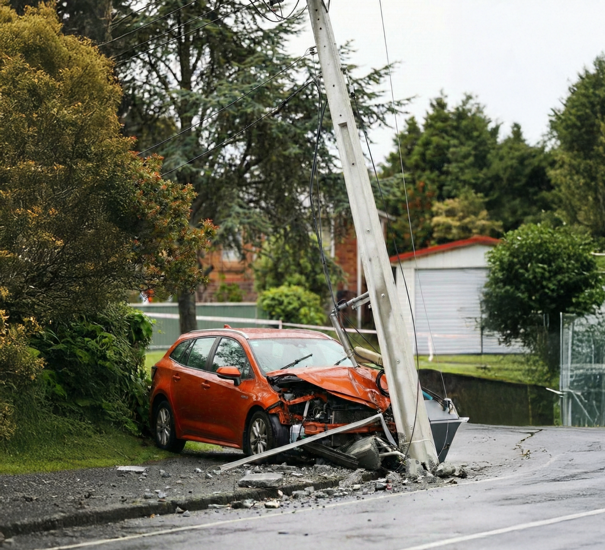 Fallen power lines - Northpower