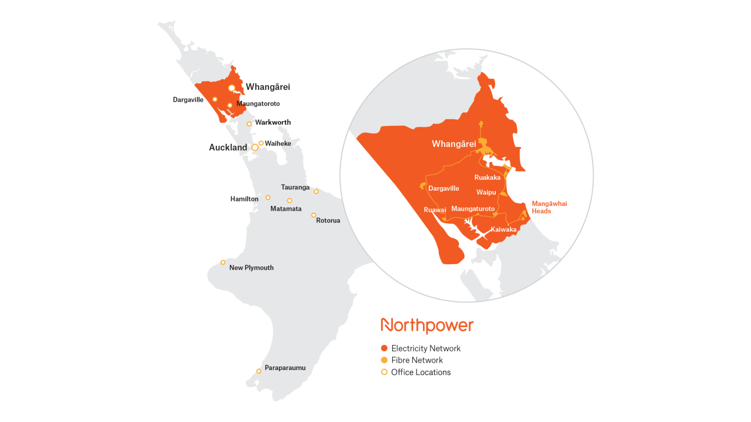 Northpower power boundaries - Northpower